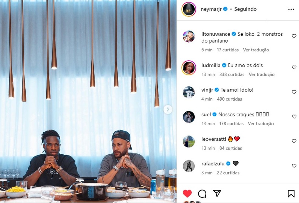 Neymar Jr Mostra Encontro Vini Jr E Seguidores Reagem Que Dupla Viu
