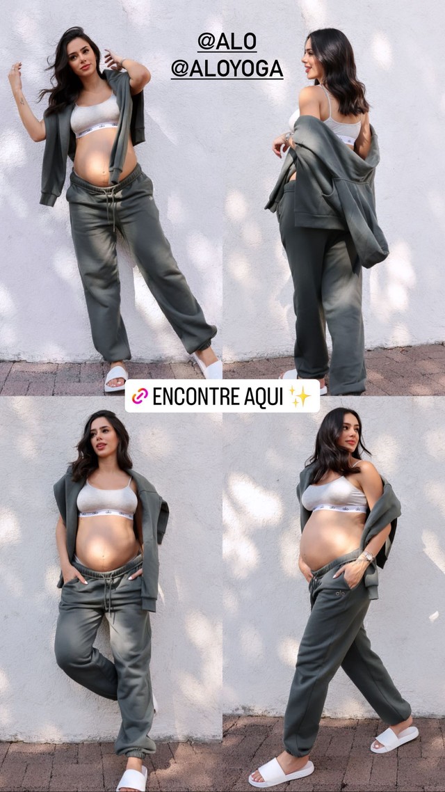 Bruna Biancardi exibe barrigão de grávida um dia após desabafar sobre