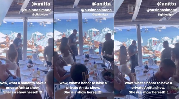 Viralizou! Anitta e e Gil são flagrados dançando MC Livinho na Grécia ...