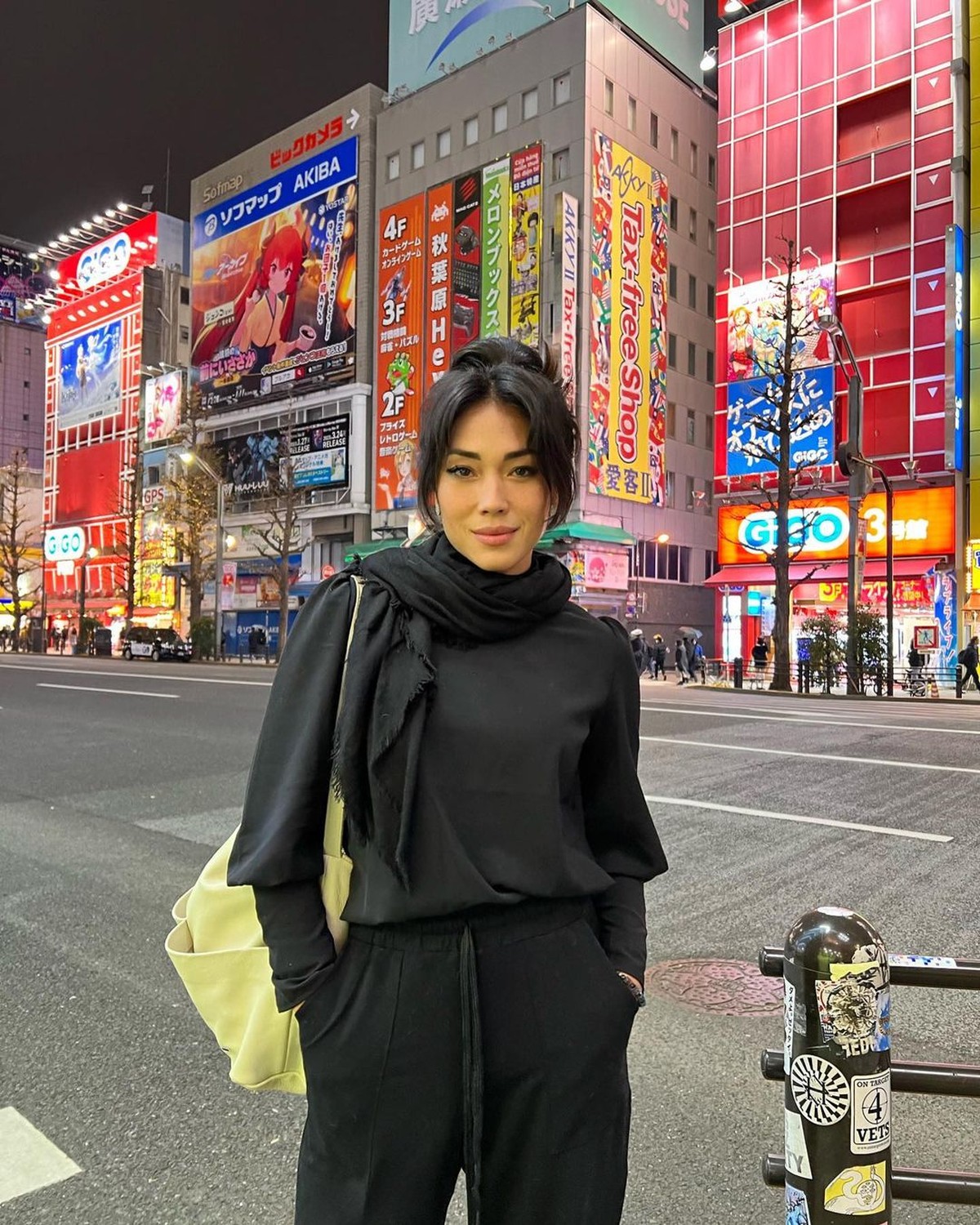 Danni Suzuki abre álbum de fotos em Tóquio com direito a luta de sumô