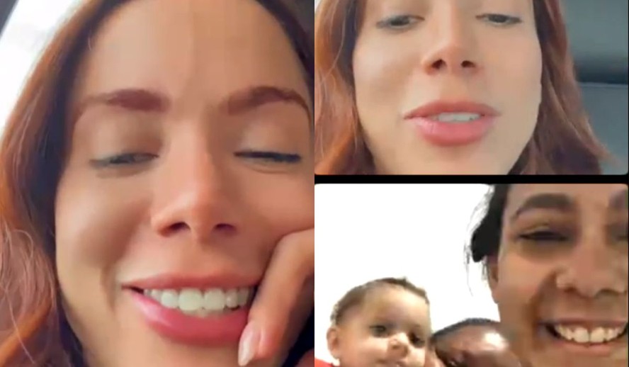 Anitta abre live e faz gincana com seguidores no Instagram