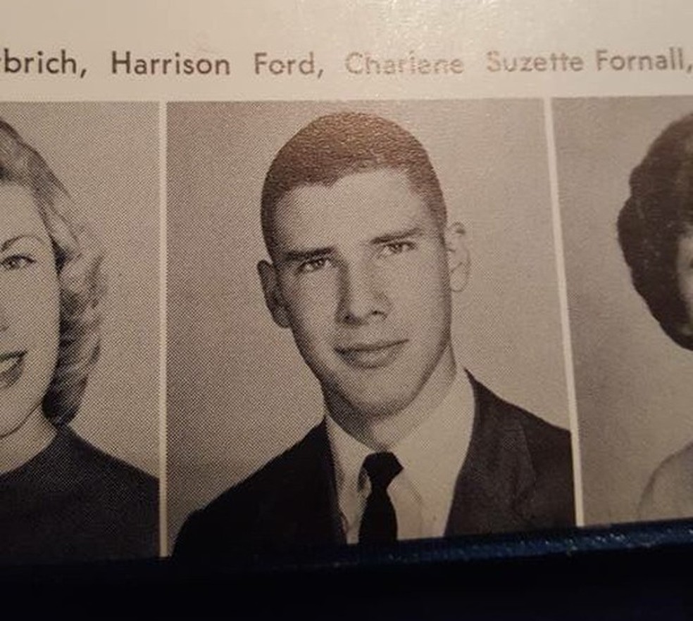 Internauta encontra foto rara de Harrison Ford no Ensino Médio