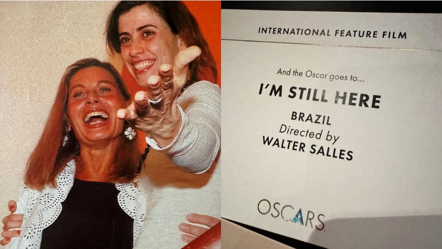 Vera Fischer posta clique inédito com Fernanda Torres e se declara: 'Exuberante e simpática'