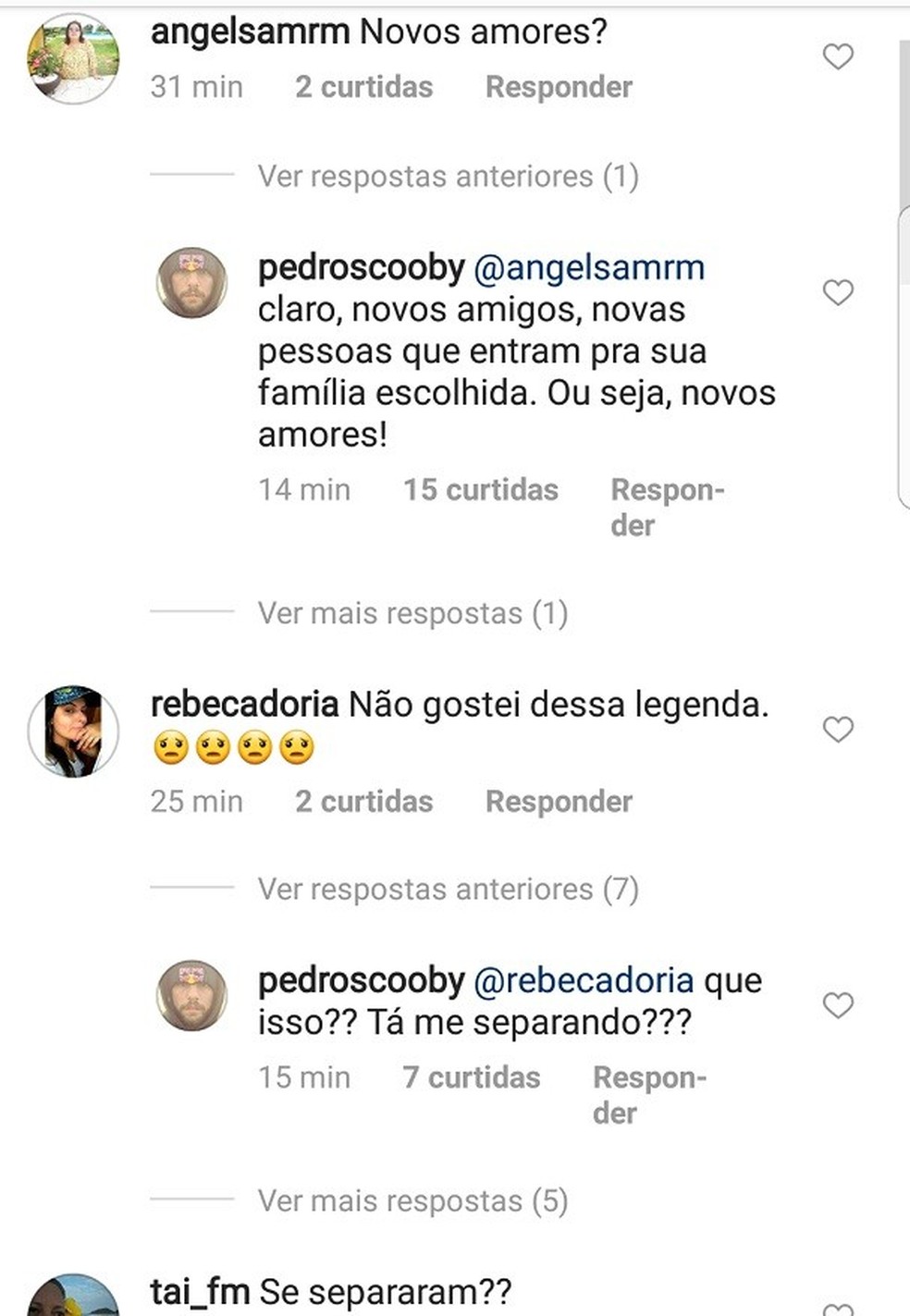 Pedro Scobby fala sobre 'novos amores' e fãs questionam separação
