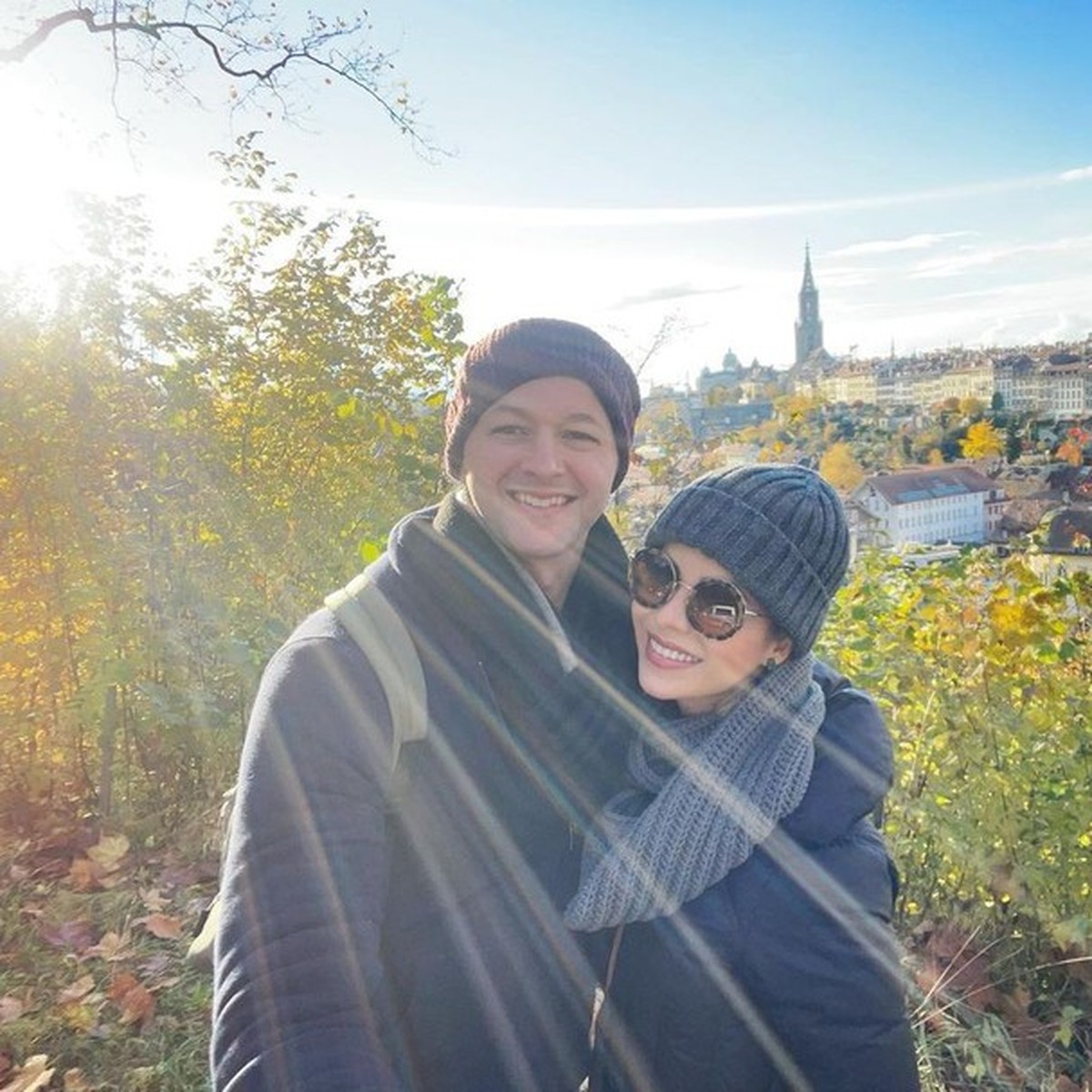 Sandy abre álbum de viagem para a Suíça, a primeira desde a pandemia de ...