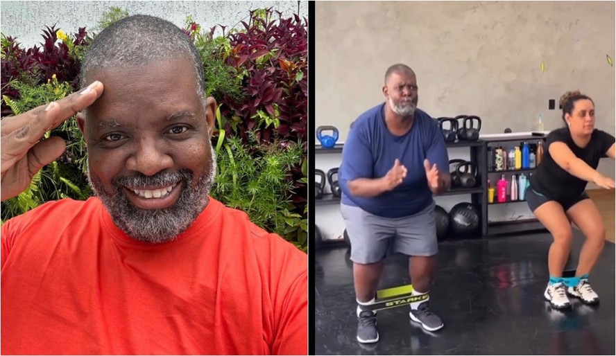 Péricles perde 40 quilos e revela como prática de exercícios melhorou sua vida