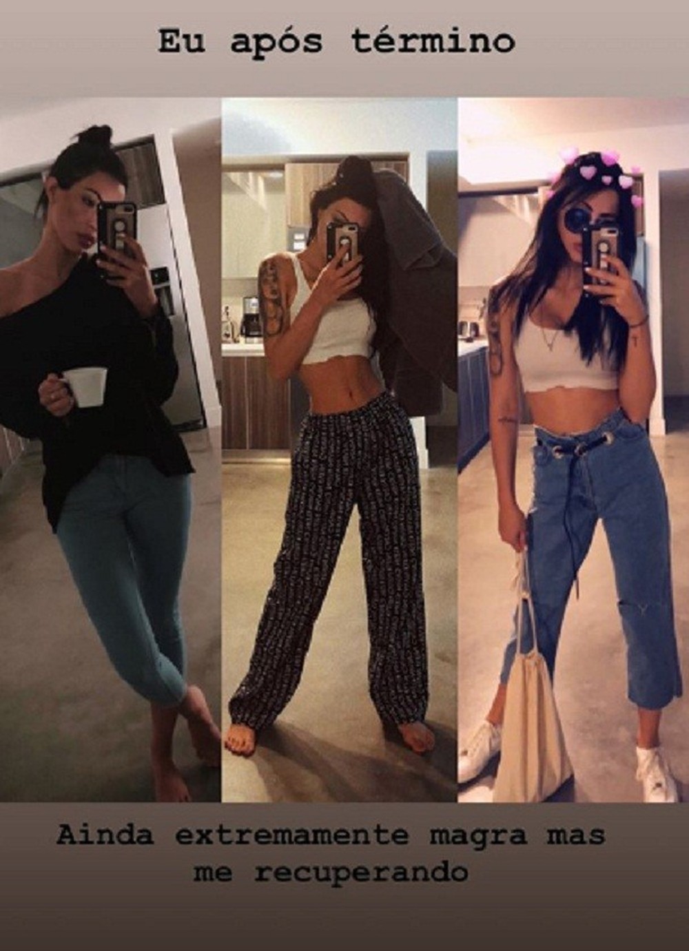 Duda Castro mostra evolução após viver relacionamento abusivo com Biel