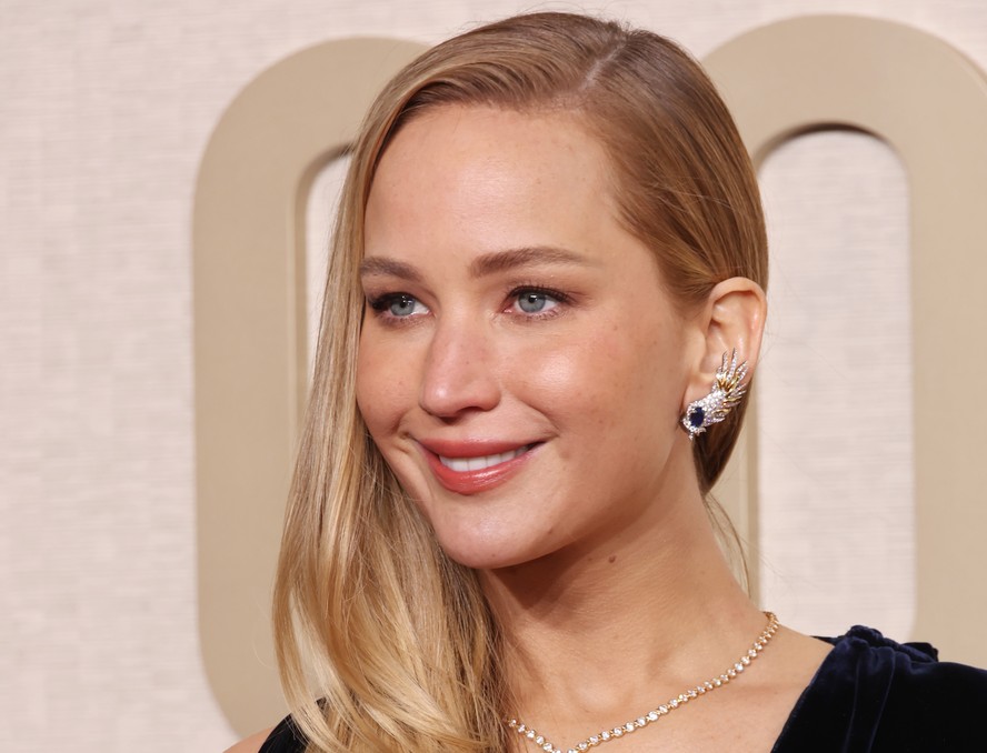 Globo de Ouro 2024: Jennifer Lawrence chega à premiação
