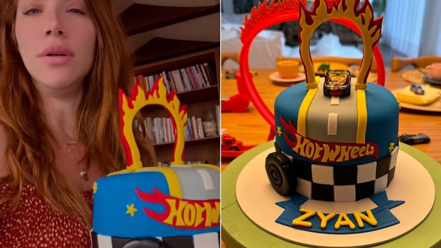 Giovanna Ewbank mostra surpresa de aniversário para Zyan