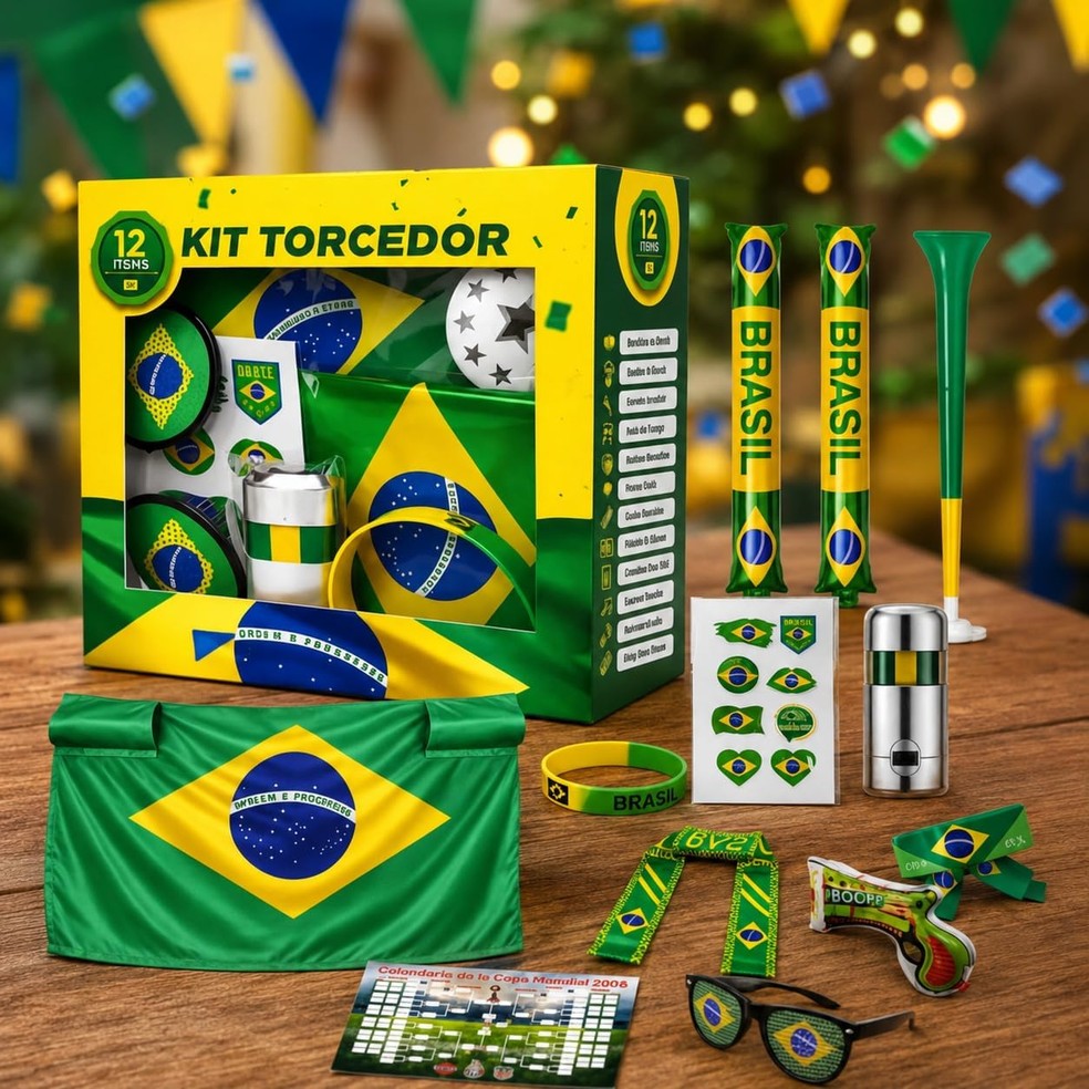 Copa do Mundo 2026: itens para entrar no clima da torcida brasileira em ...