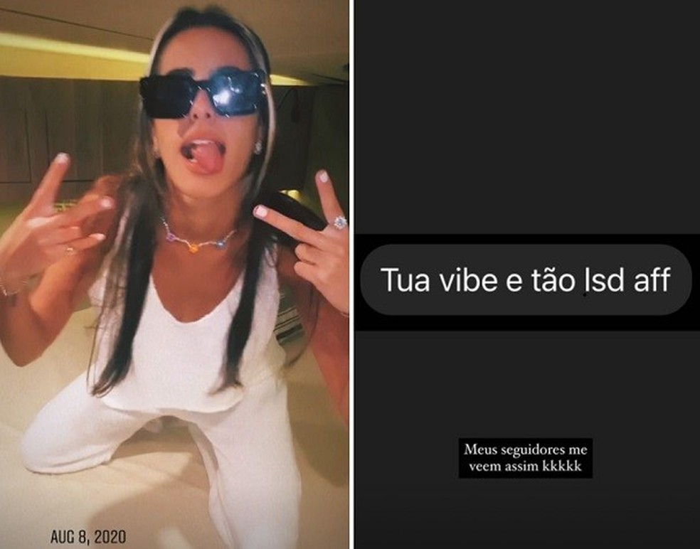 Filha de Gloria Pires, Ana Morais se surpreende com mensagem de seguidor