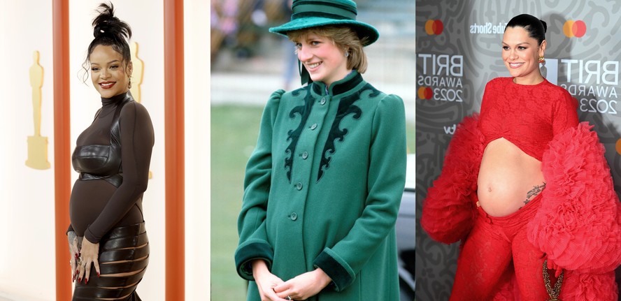 Os looks dessas famosas durante a gravidez mostram que maternidade e ...