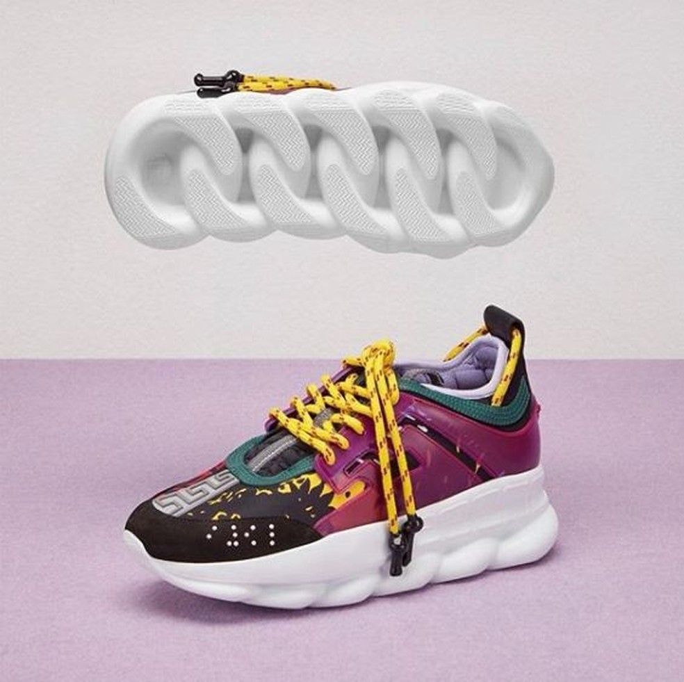 Versace lança sneaker colorido e ele será o seu próximo tênis lancha