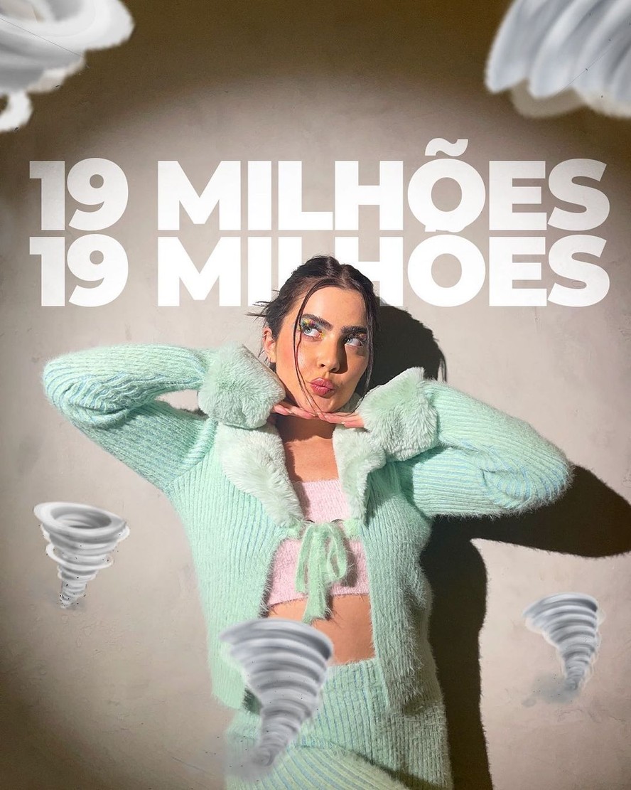 BBB 22: Jade Picon comemora 19 milhões de seguidores no Instagram