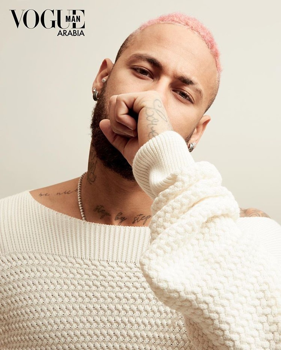 Neymar Jr é capa da Vogue Men Arabia