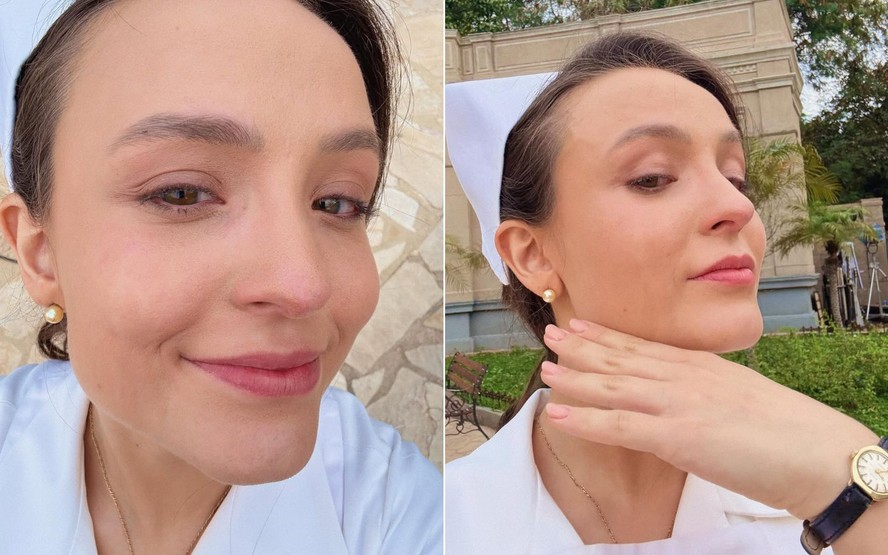 Larissa Manoela mostra choro após gravar cena da novela: 'Viver a Estela é intenso'
