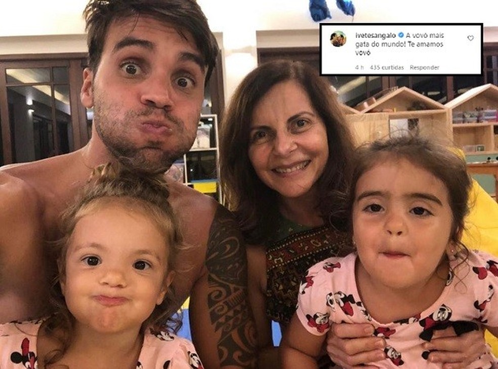 Daniel Cady posa com a mãe e seguidores se confundem