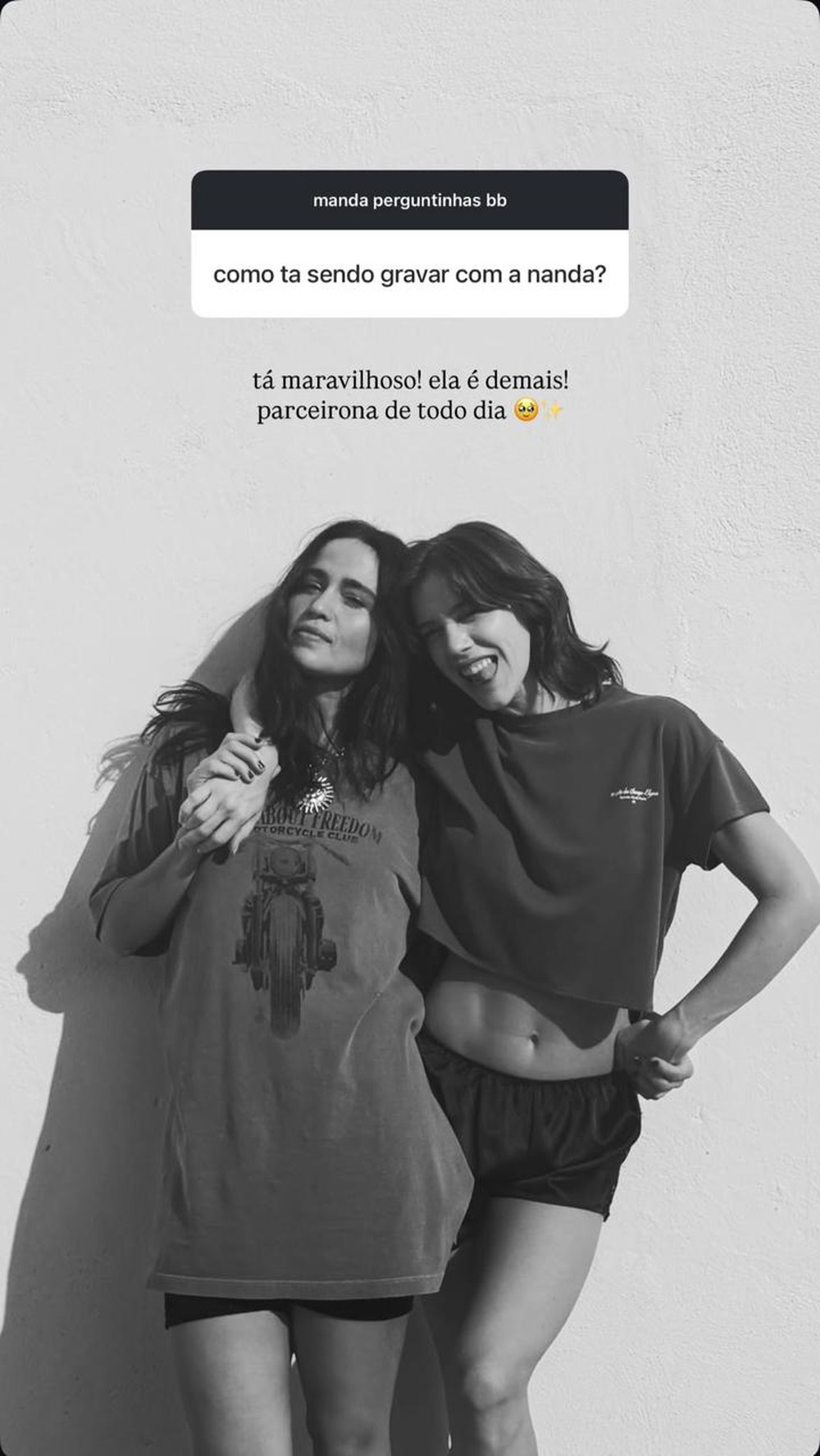 Alice Wegmann fala sobre contracenar com Nanda Costa em nova série ...