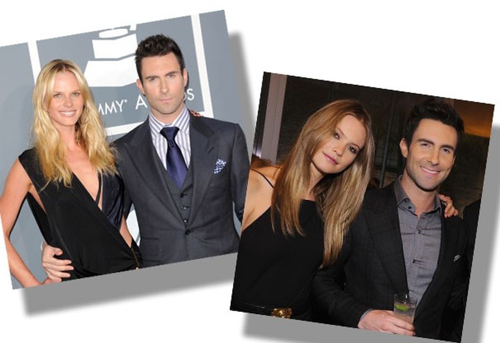 É muito mel! Adam Levine é visto com nova namorada-deusa
