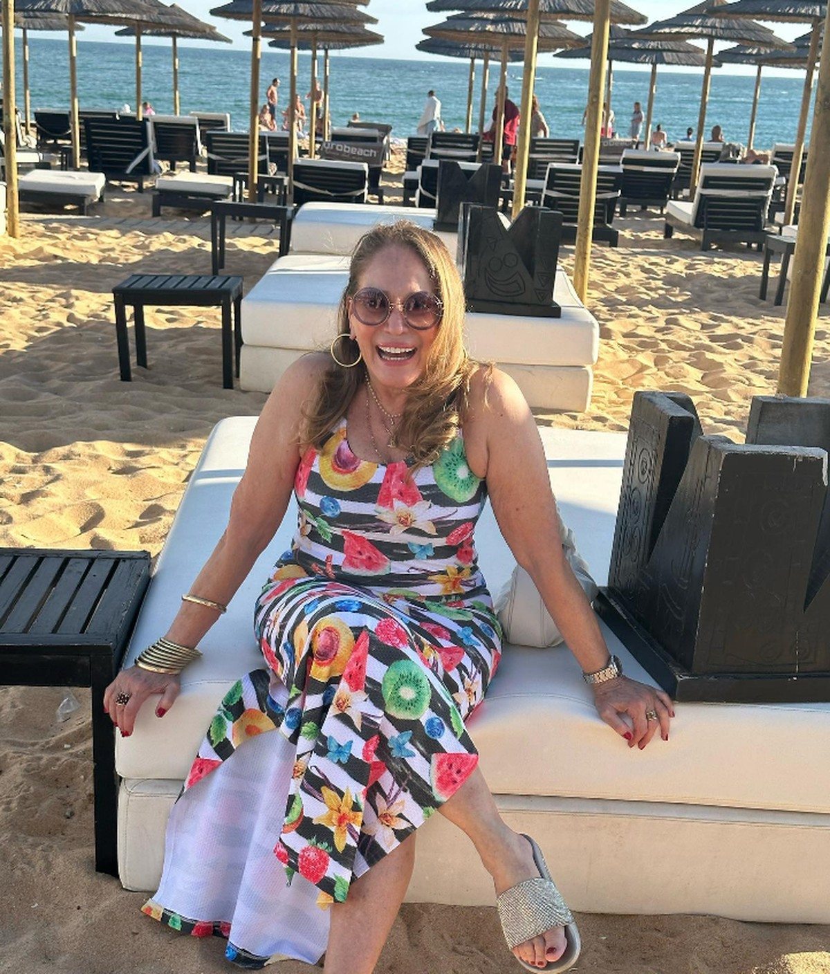 Susana Vieira aproveita verão europeu: 'Cheguei'