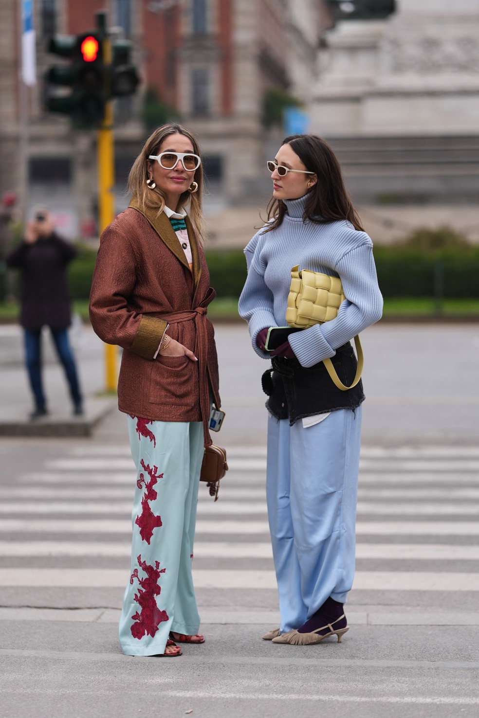 MFW: 11 looks do street style de Milão comprovam que o inverno é colorido