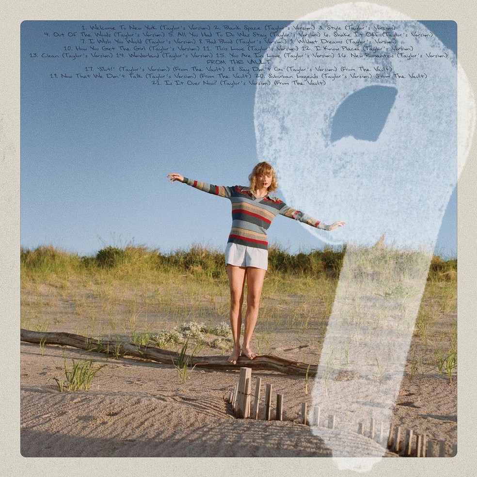 Taylor Swift divulga contracapas e faixas do álbum '1989 (Taylor's Version)'