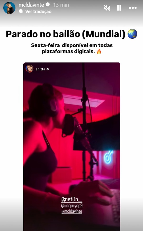 Anitta se une a sucesso 'Parado no Bailão' em remix com lançamento ...