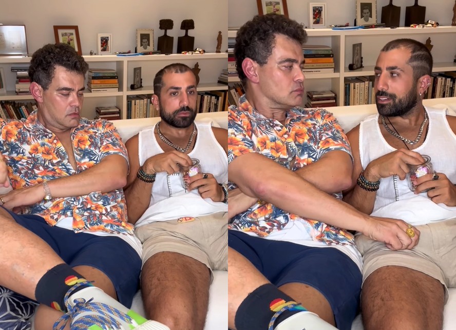 Carmo Dalla Vecchia faz vídeo sobre 'patolagem' com Kaysar Dadour e sírio pergunta: 'Tá rolando?'