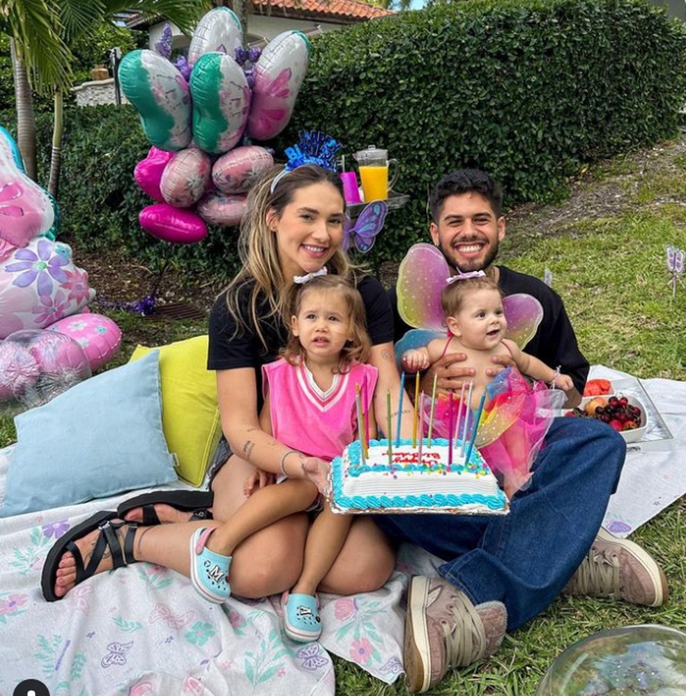 Virginia Fonseca celebra 7 meses de Maria Flor com piquenique em Miami