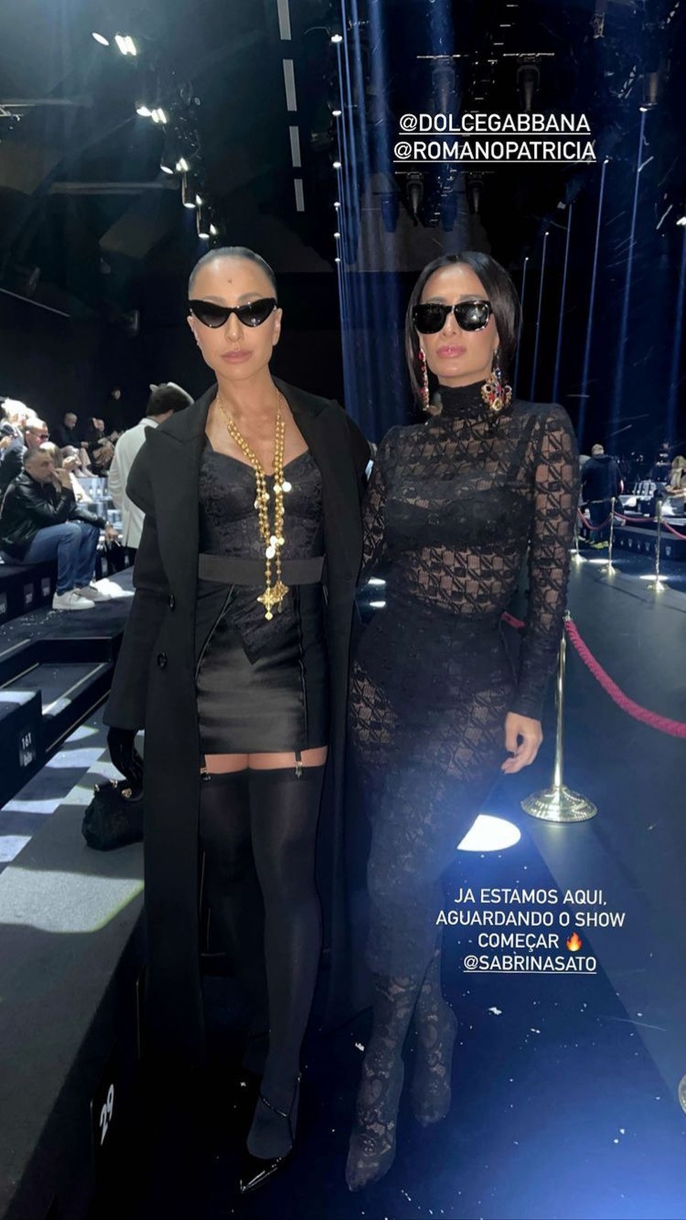 Sabrina Sato aparece de lingerie antes de desfile