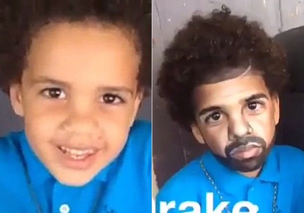 Maquiadora transforma criança em 'miniDrake'. Veja!