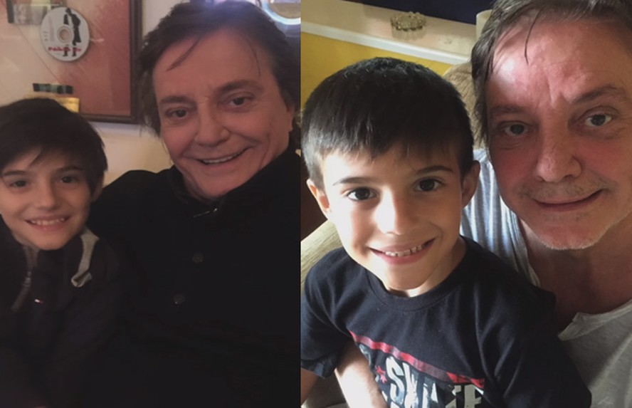 Fábio Jr. posta fotos raras com o filho para homenagem de aniversário ...