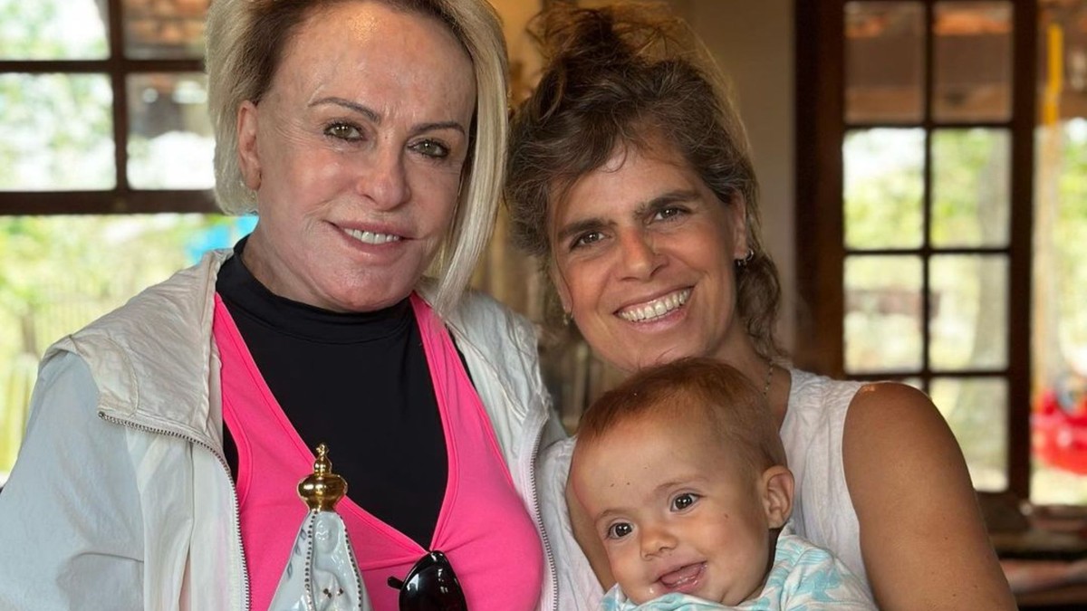 Filha de Ana Maria Braga se emociona com visita surpresa da mãe ...