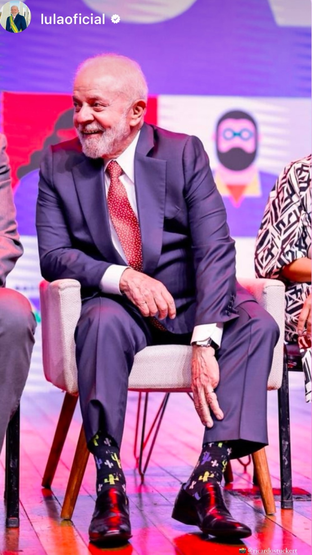 Lula ganha elogio de Geraldo Alckmin ao escolher meias coloridas para ...