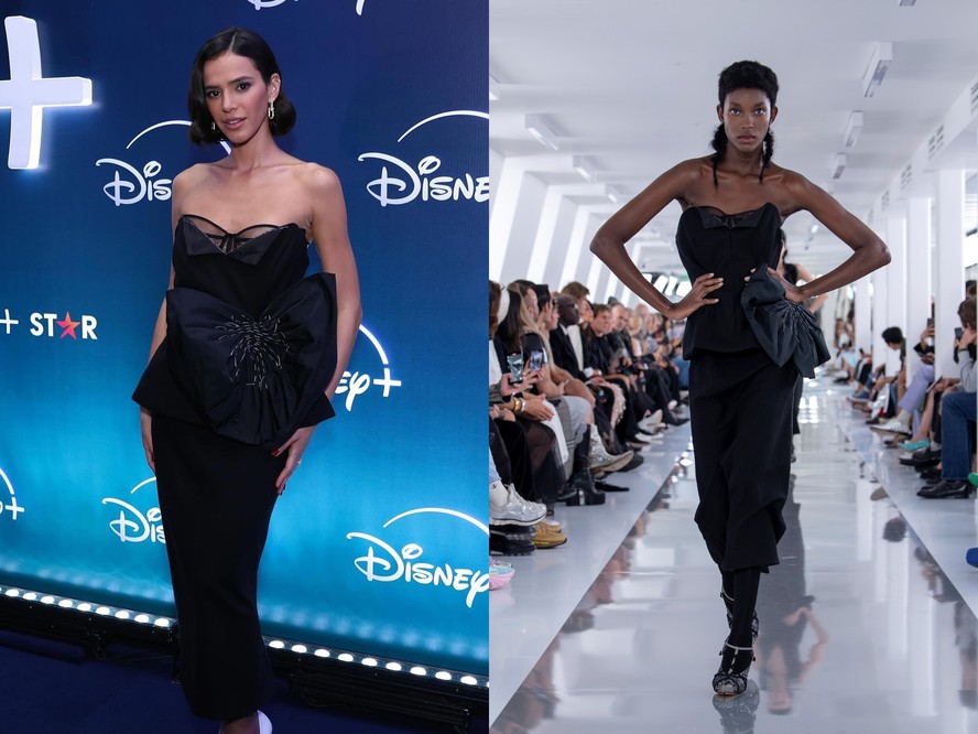 Bruna Marquezine aposta em look grifado avaliado em quase R$ 30 mil