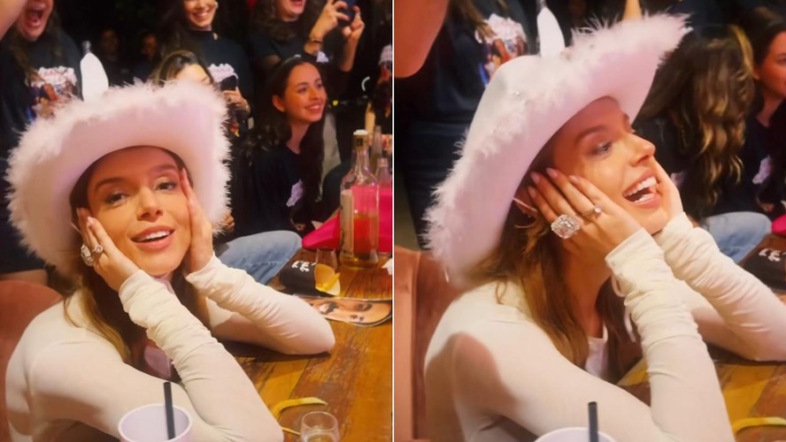 Giovanna Lancellotti se emociona ao receber recado de Sandy em ...