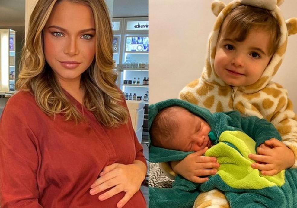 Milena Toscano encanta web com clique do seu primogênito segurando ...