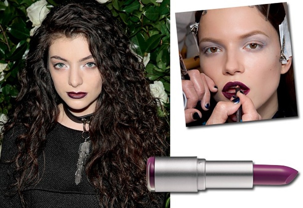 Dois tons de roxo: aprenda a usar as cores de batom que são o must