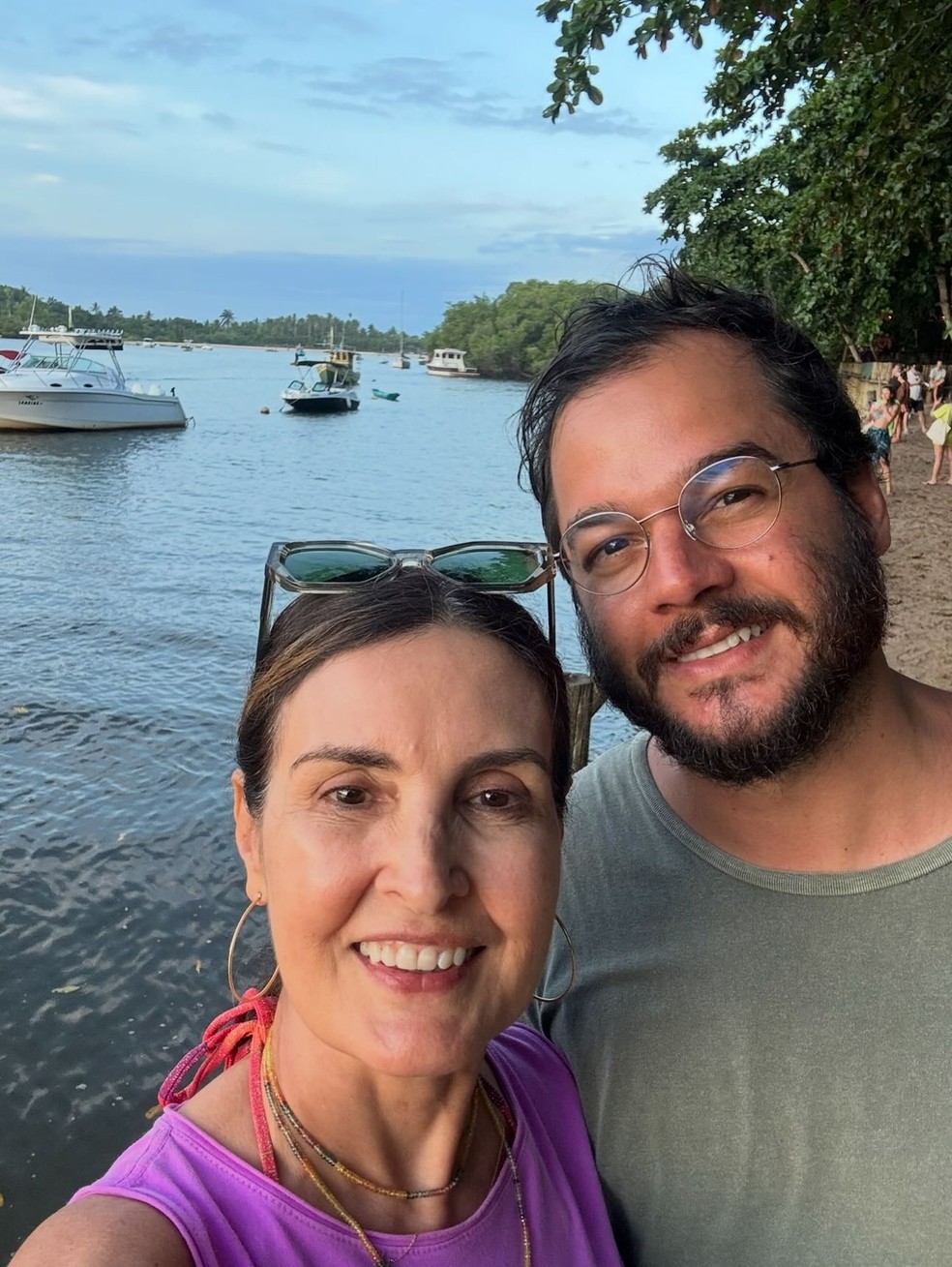 Fátima Bernardes comemora aniversário de Túlio Gadêlha com declaração