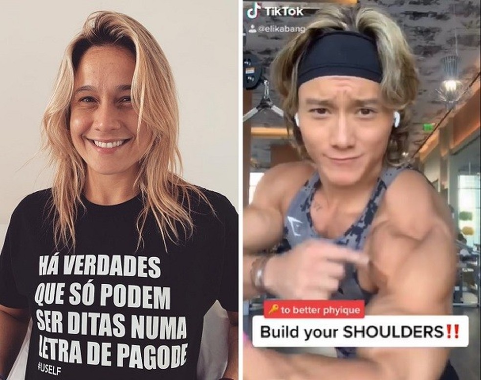 Lucas Lima compara Fernanda Gentil com 'muso fitness'