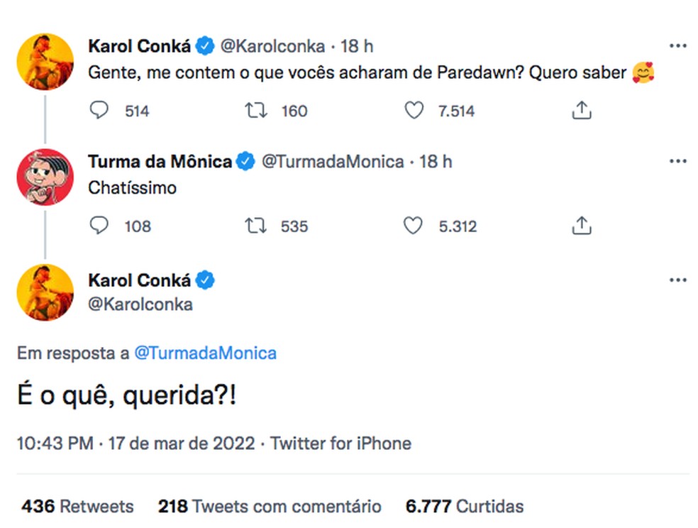 Perfil da Turma da Mônica ameaça deixar o Twitter após criticar música ...