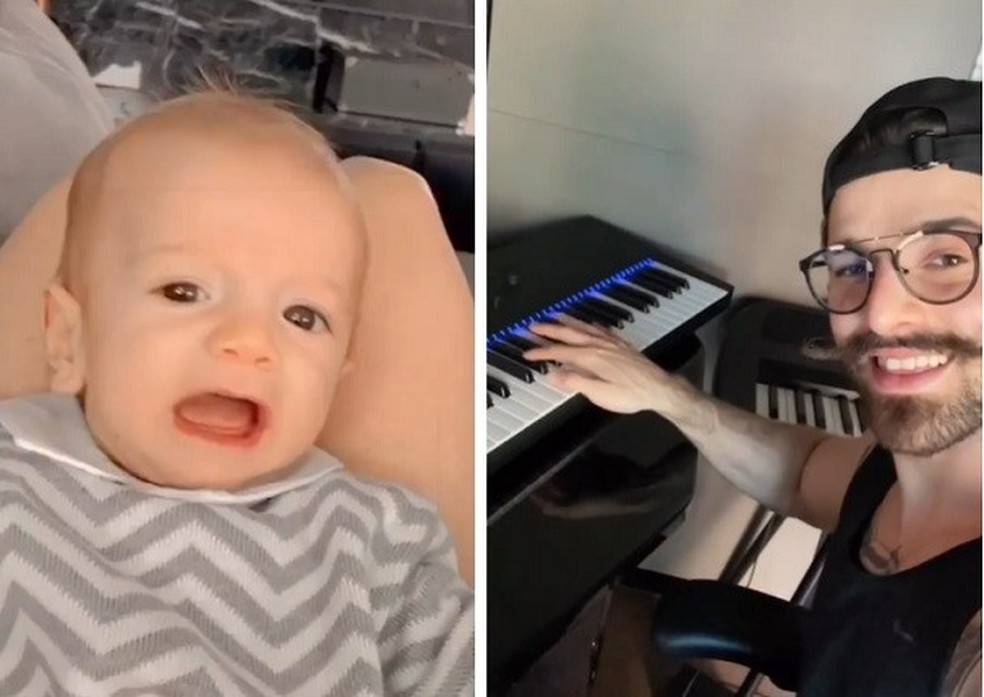 Alok faz música com sons que o filho faz ao se preparar para live de sábado