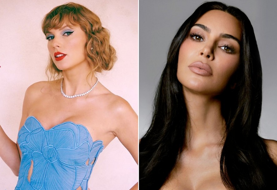 Taylor Swift manda recado para Kim Kardashian em música de novo álbum ...