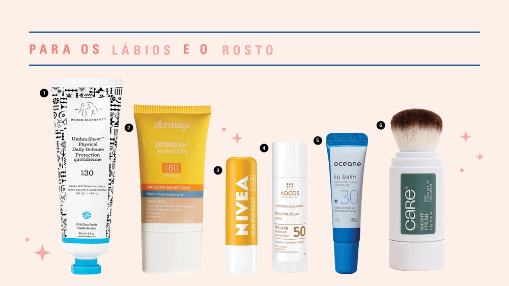 Protetor solar: as melhores opções para rosto, corpo, cabelo e lábios