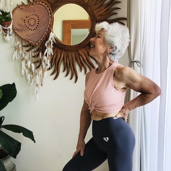 Essa vovó fitness e influencer canadense de 74 anos é a nossa grande ...