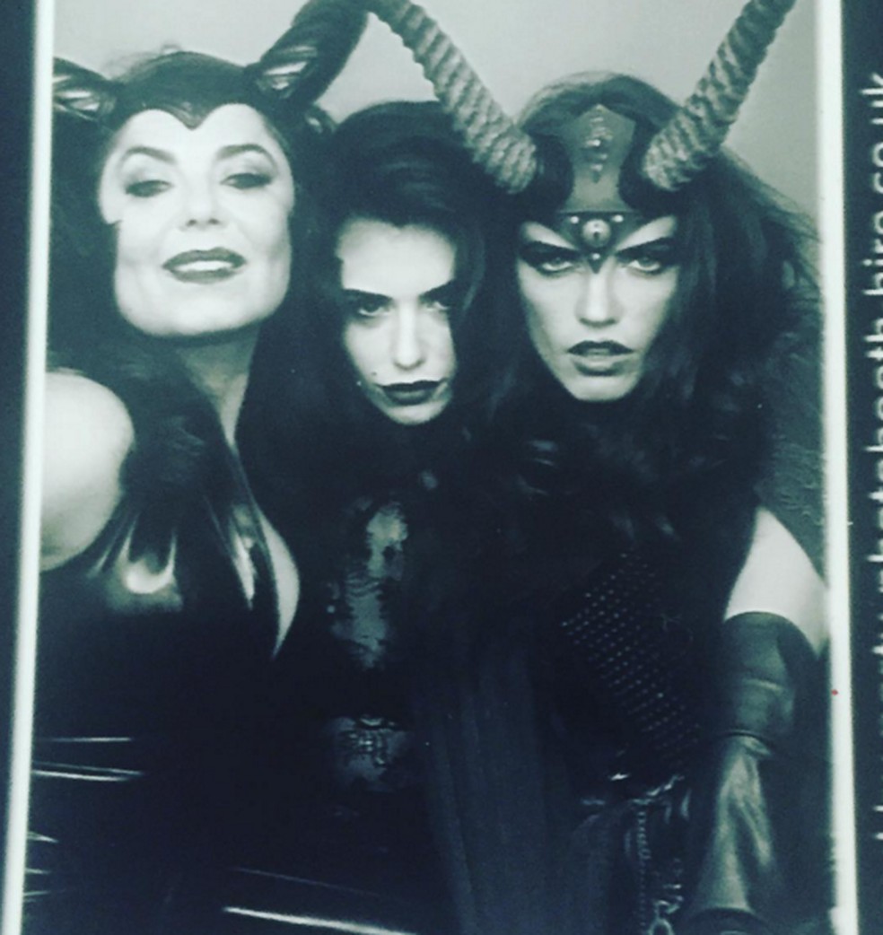 Lise Grendene e Jeísa Chiminazzo endiabradas