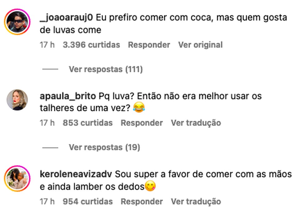 Polêmica! Internauta viraliza ao mostrar restaurante que oferece luvas ...