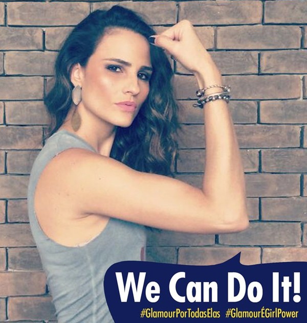 Famosas mostram o 'muque' em campanha de combate à violência contra mulher