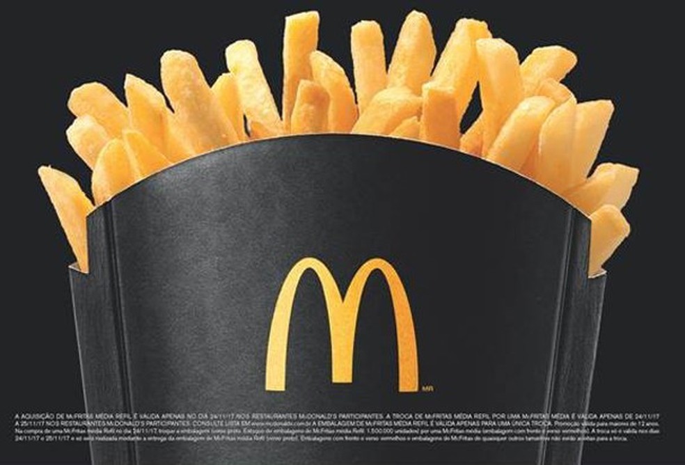 McDonald's vai ter refil de fritas nesta Black Friday