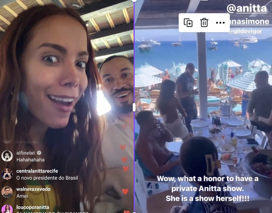 Viralizou! Anitta e e Gil são flagrados dançando MC Livinho na Grécia ...